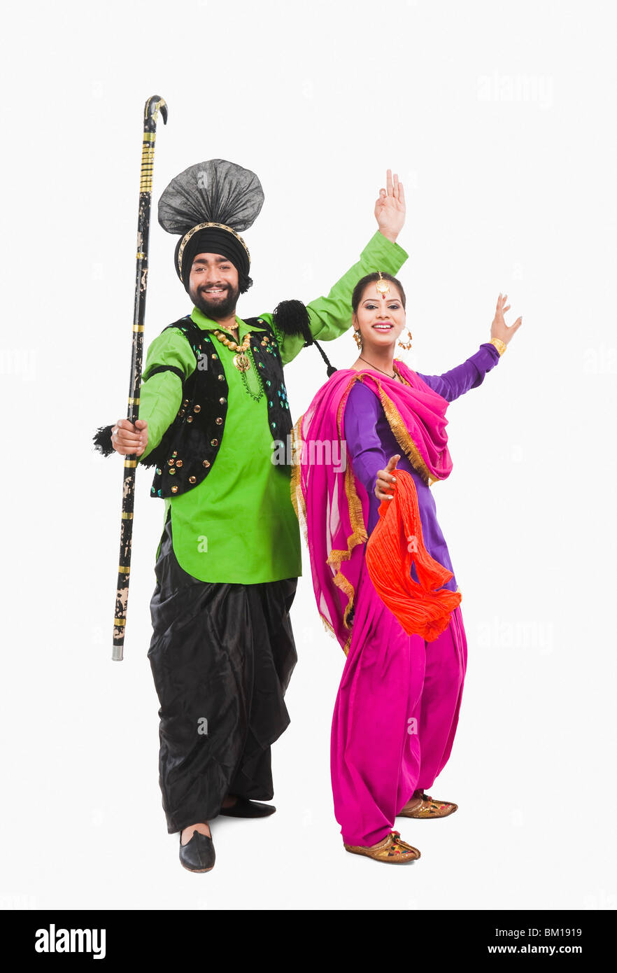 Arts folkloriques punjabi Banque d'images détourées - Alamy