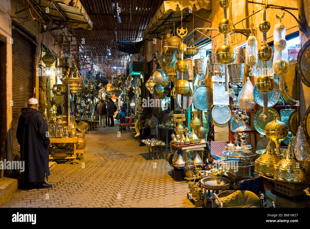 Le souk, Marrakech (Marrakech), Maroc, Afrique du Nord, Afrique Photo ...