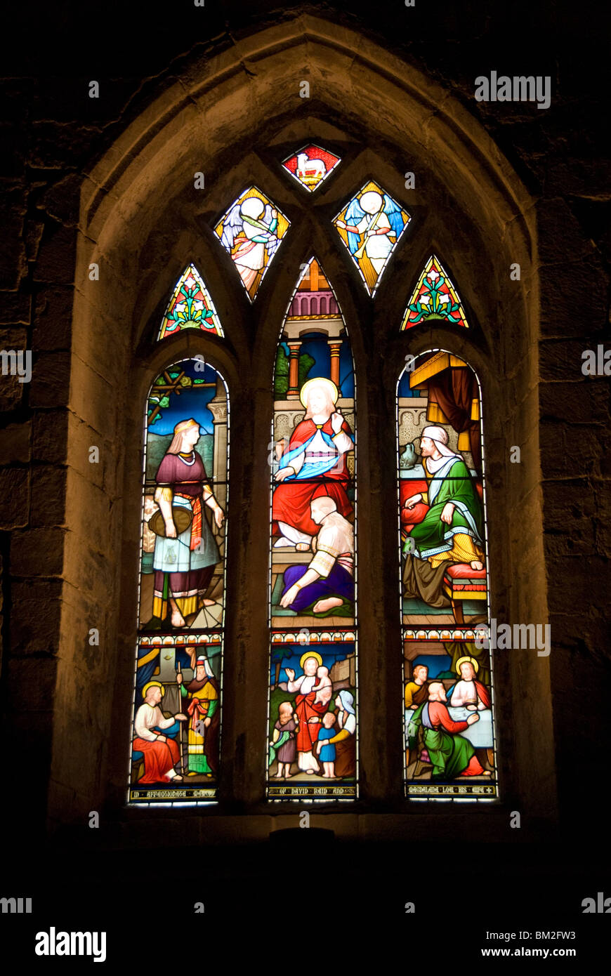 Interior dunfermline abbey dunfermline scotland Banque de photographies ...