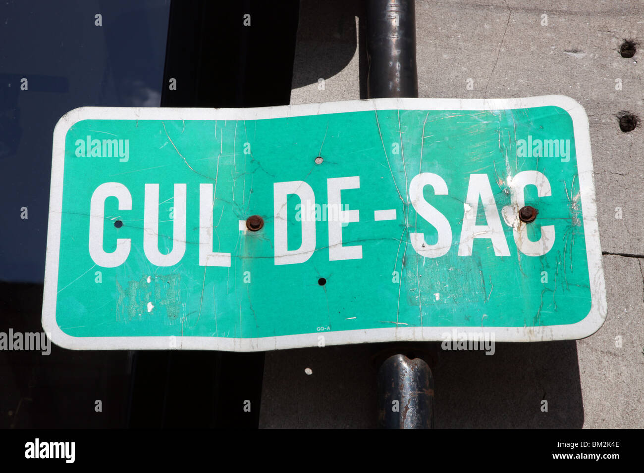 Enseigne de rue cul de sac Banque de photographies et d’images à haute ...
