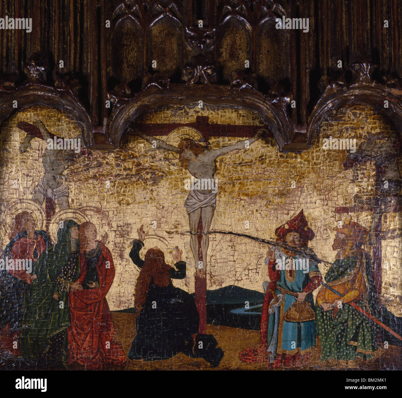 Triptyque avec la crucifixion du christ Banque de photographies et d’images à haute résolution ...