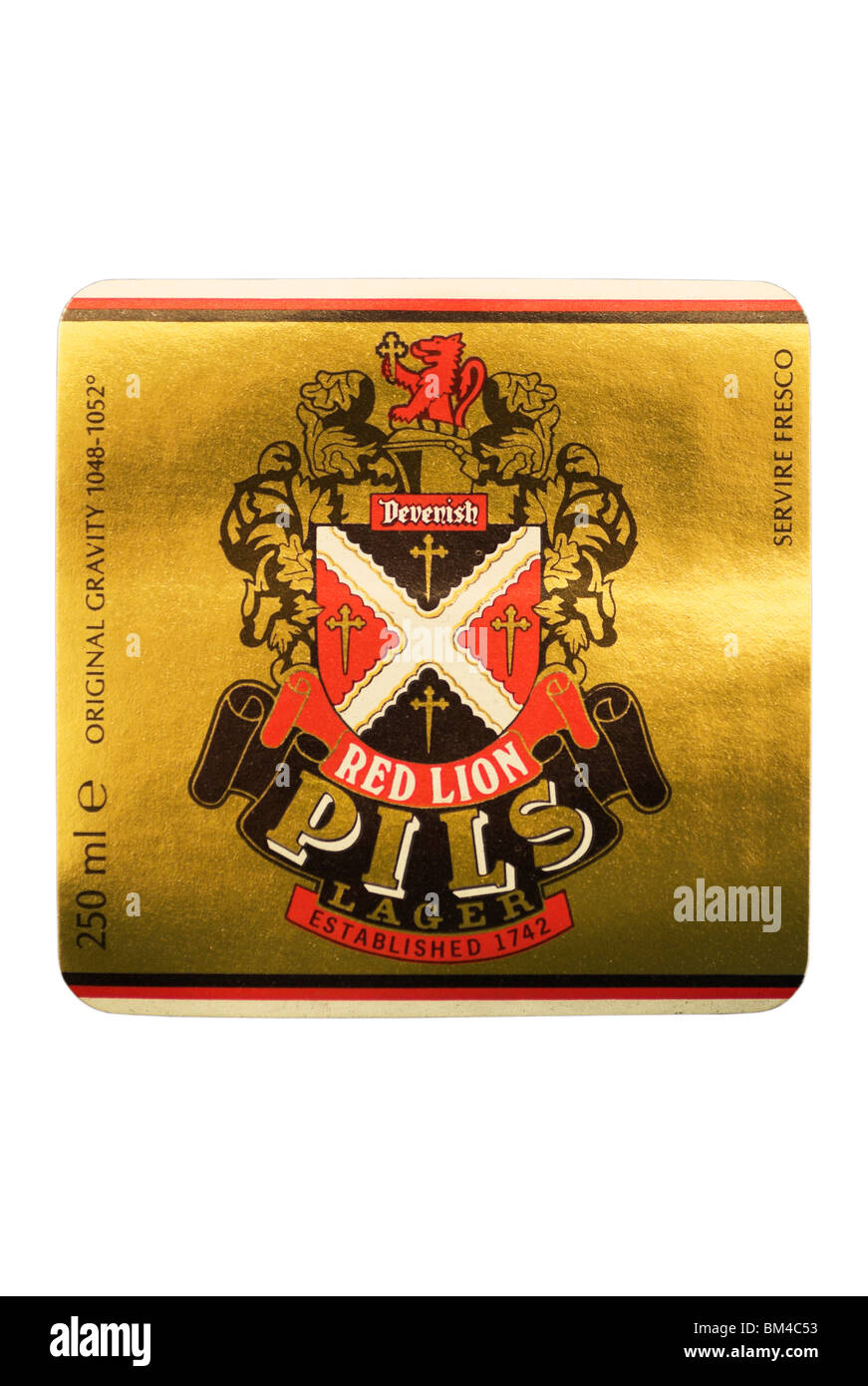 Lion crest of arms Banque d'images détourées - Alamy