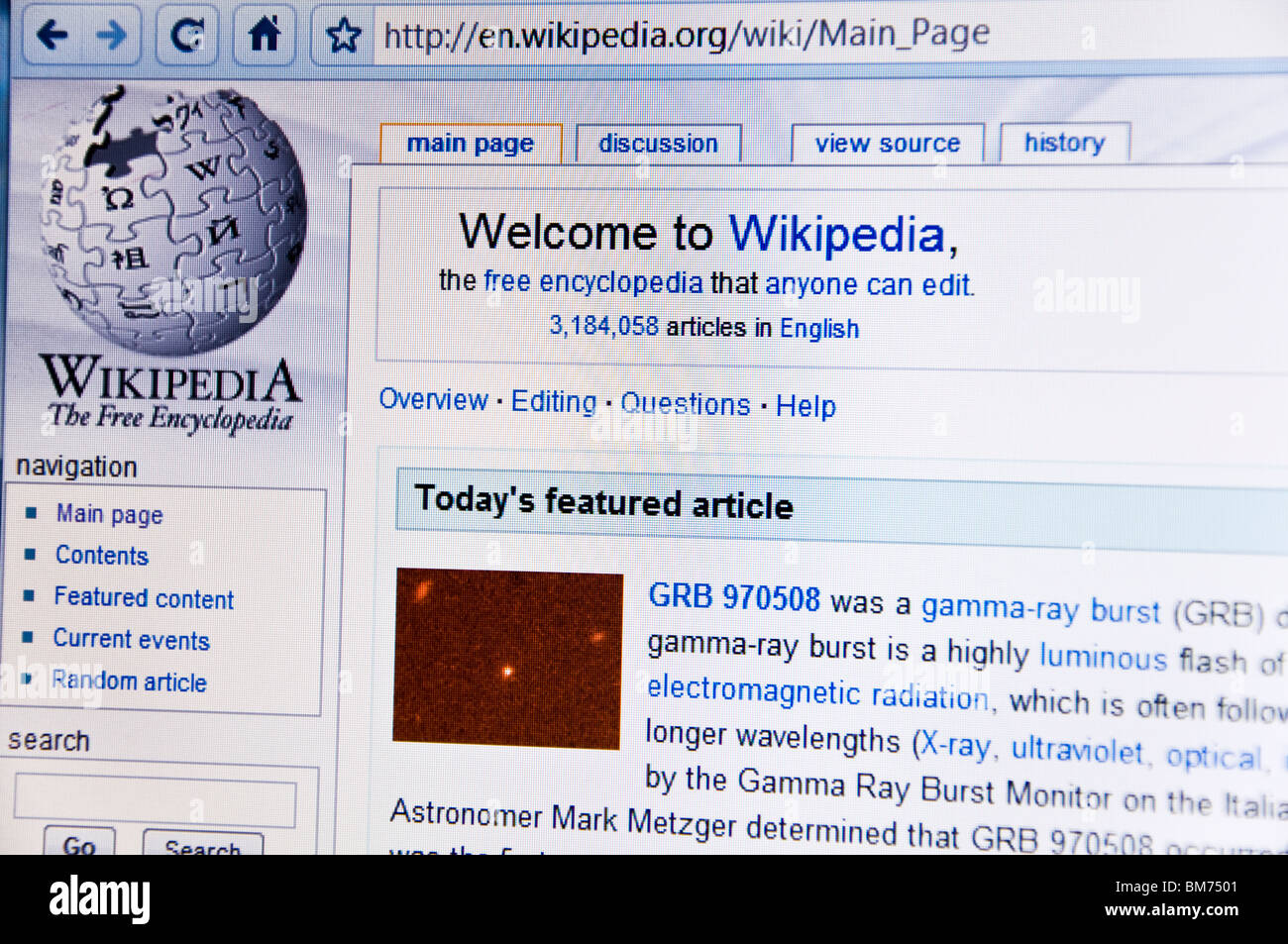 Wikipedia website Banque de photographies et d’images à haute ...