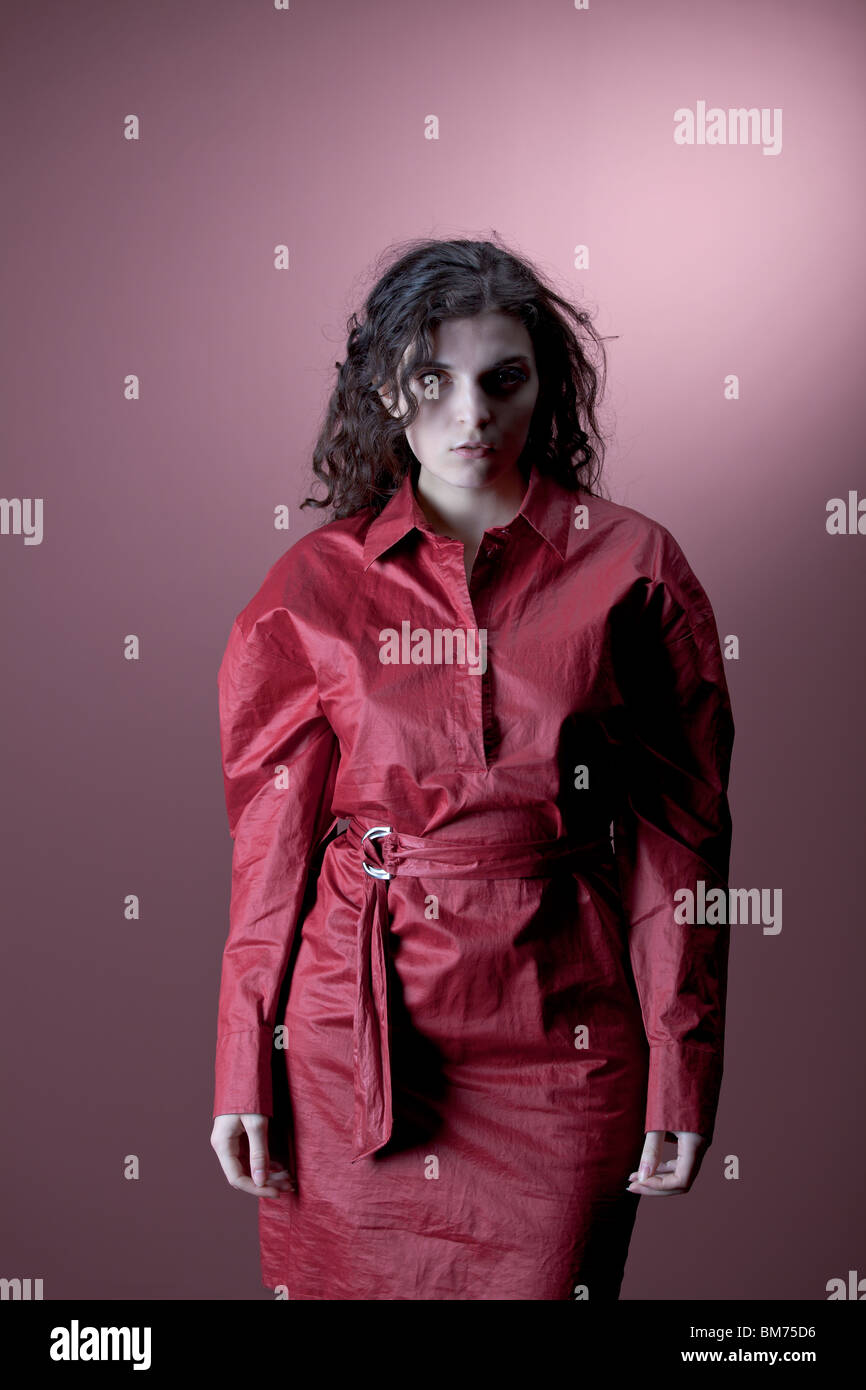 Red hair zombie girl Banque de photographies et d’images à haute ...