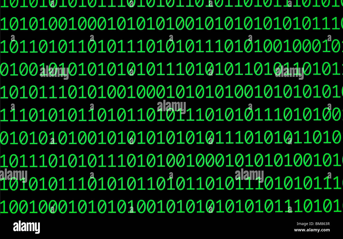 Binary numbers Banque de photographies et d’images à haute résolution ...