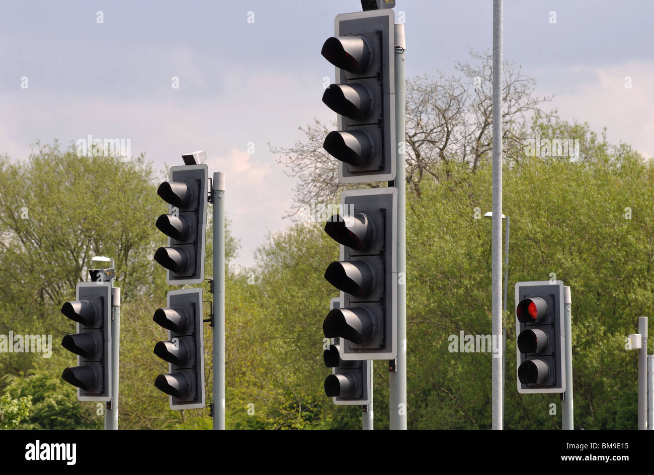 Feux de circulation plusieurs ensemble Banque de photographies et d ...