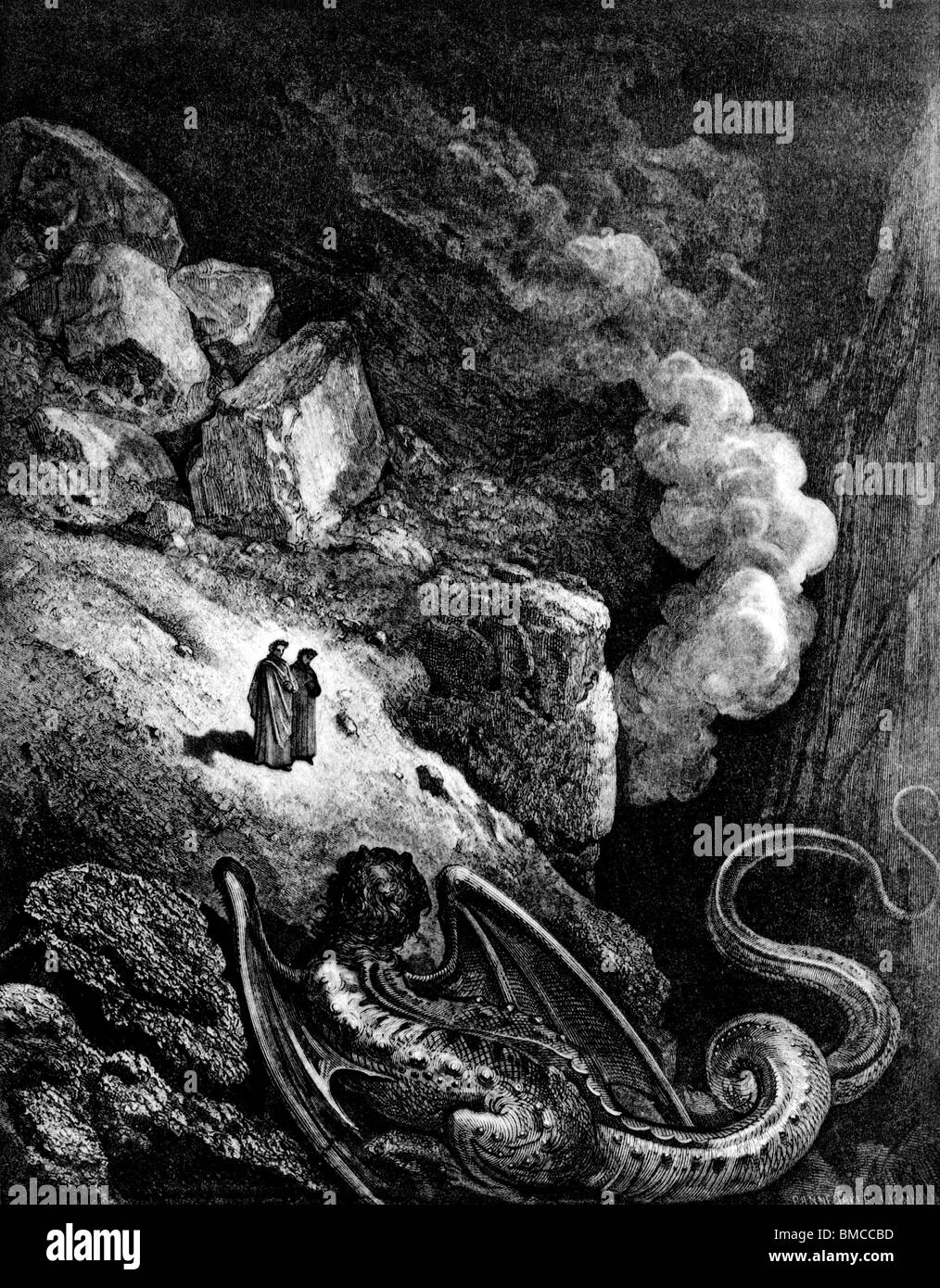 Gustave dore devil demon monster Banque de photographies et d’images à ...