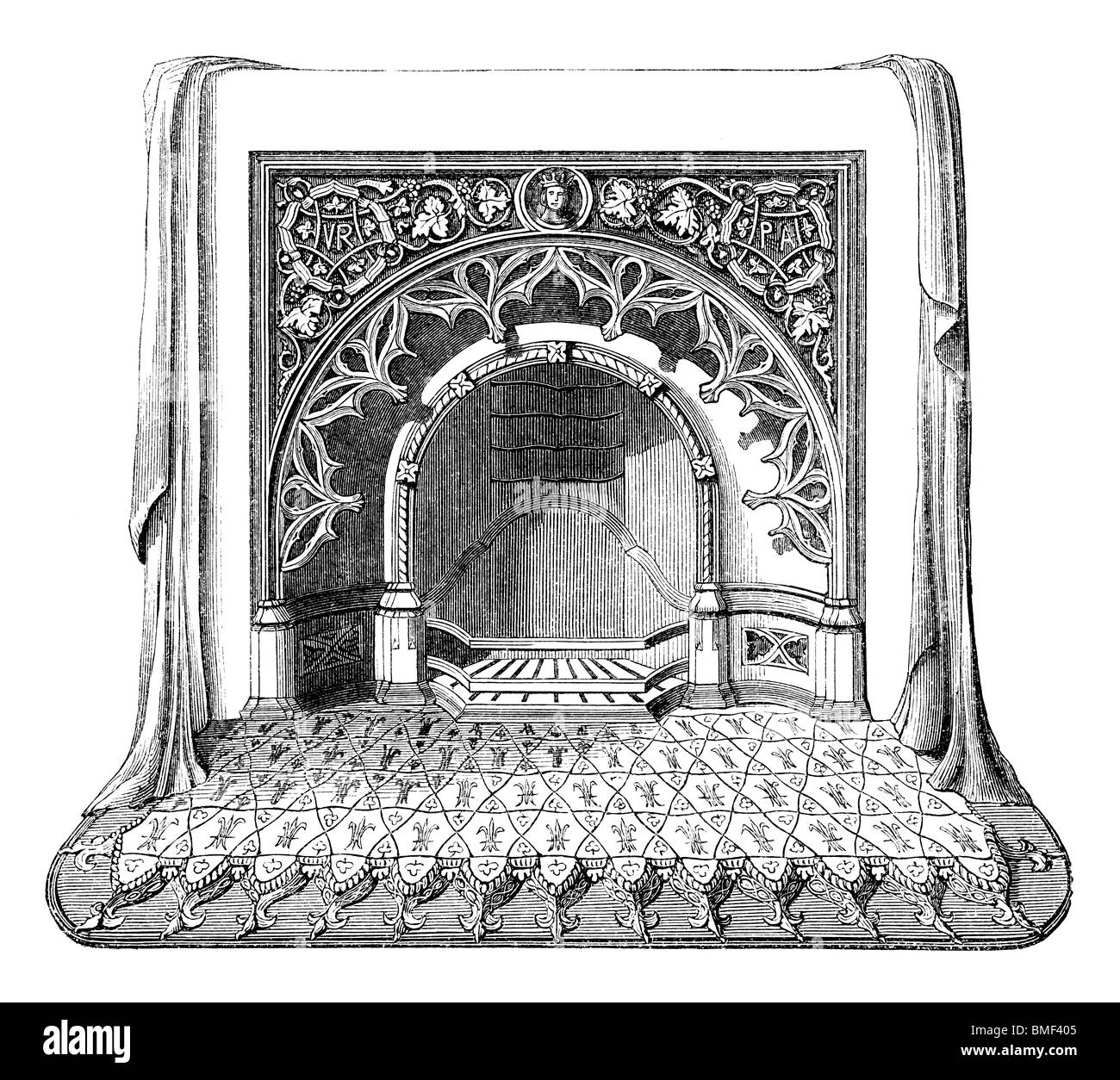 Médiéval gravure Banque d'images détourées - Alamy