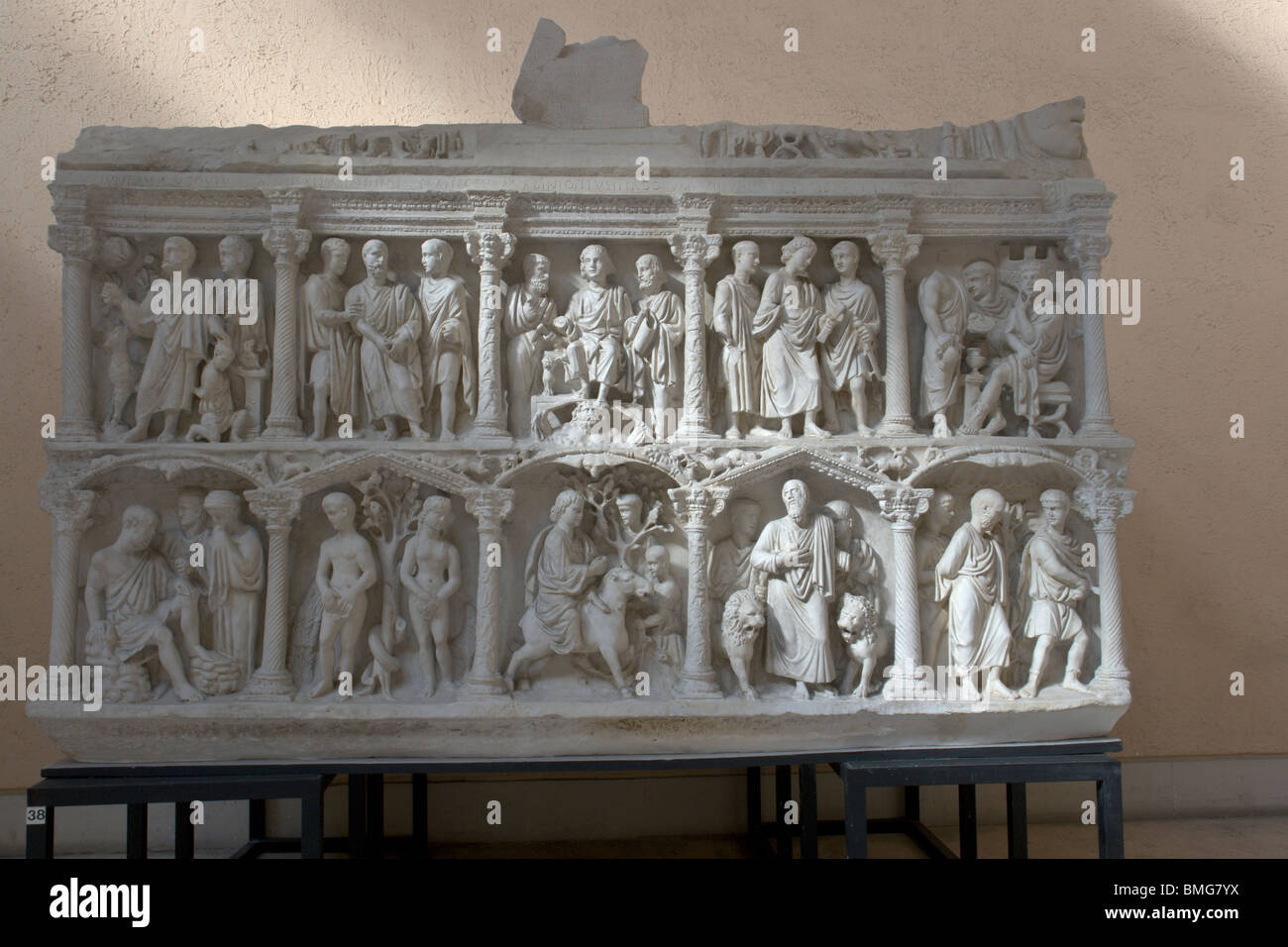 Sarcophagus of junius bassus Banque de photographies et d’images à ...