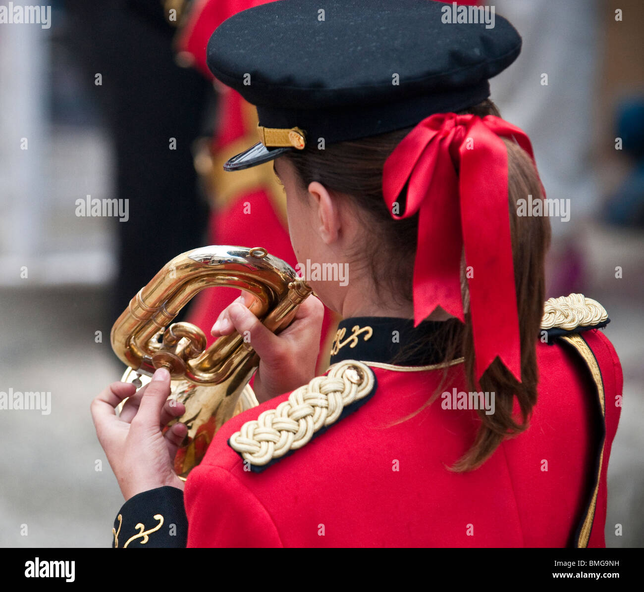 Bugle player Banque de photographies et d’images à haute résolution - Alamy