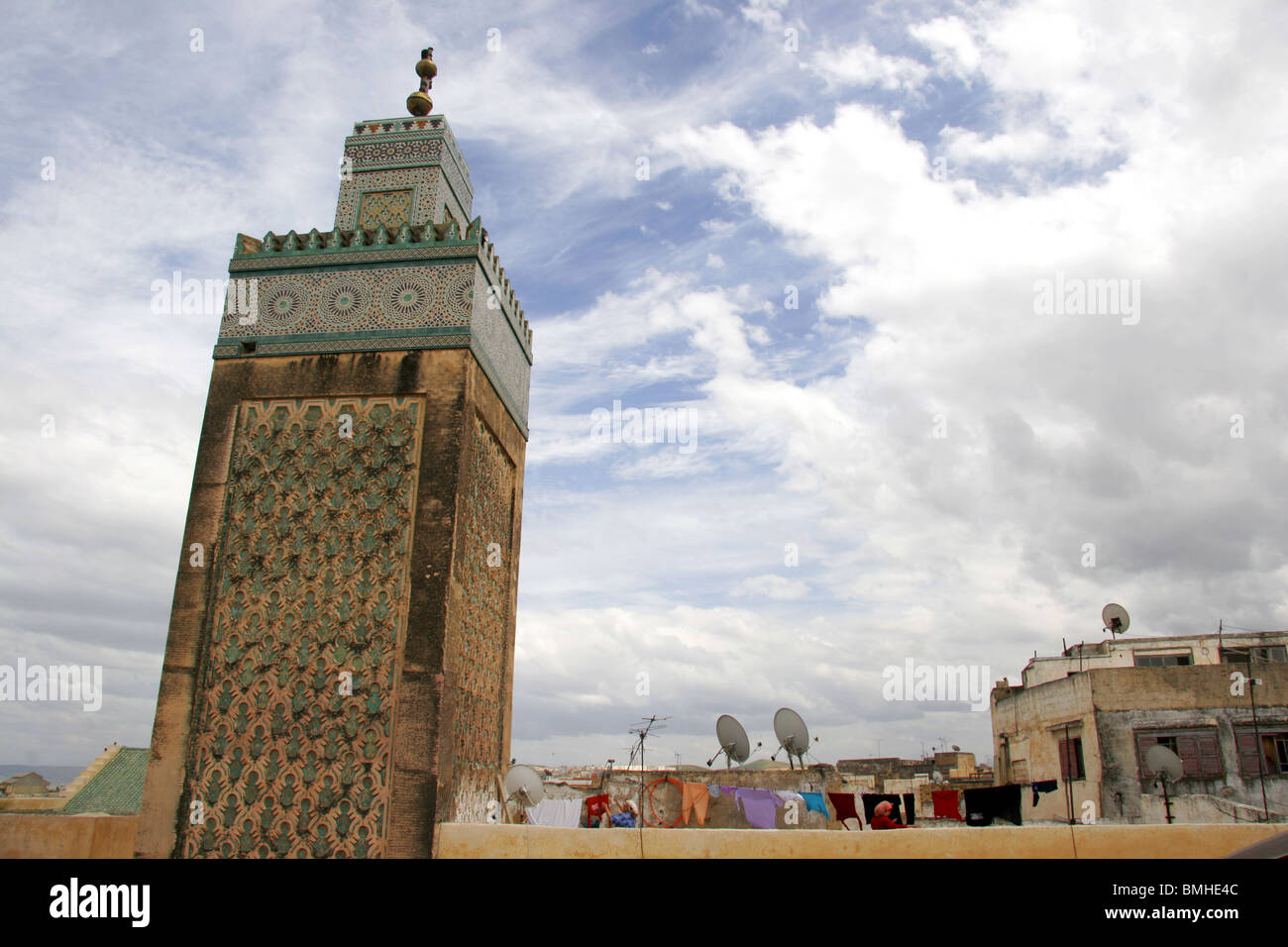 Minaret fez maroc Banque de photographies et d’images à haute ...
