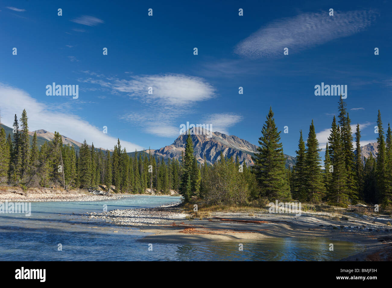 Parc National De Jasper Montagne Banque d'image et photos - Alamy