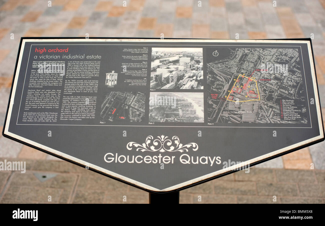 Map of gloucester Banque de photographies et d’images à haute ...