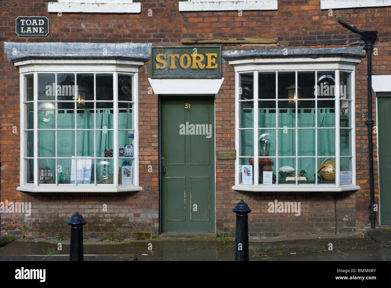 La première coopérative boutique dans Toad Lane, Rochdale, Lancashire ...