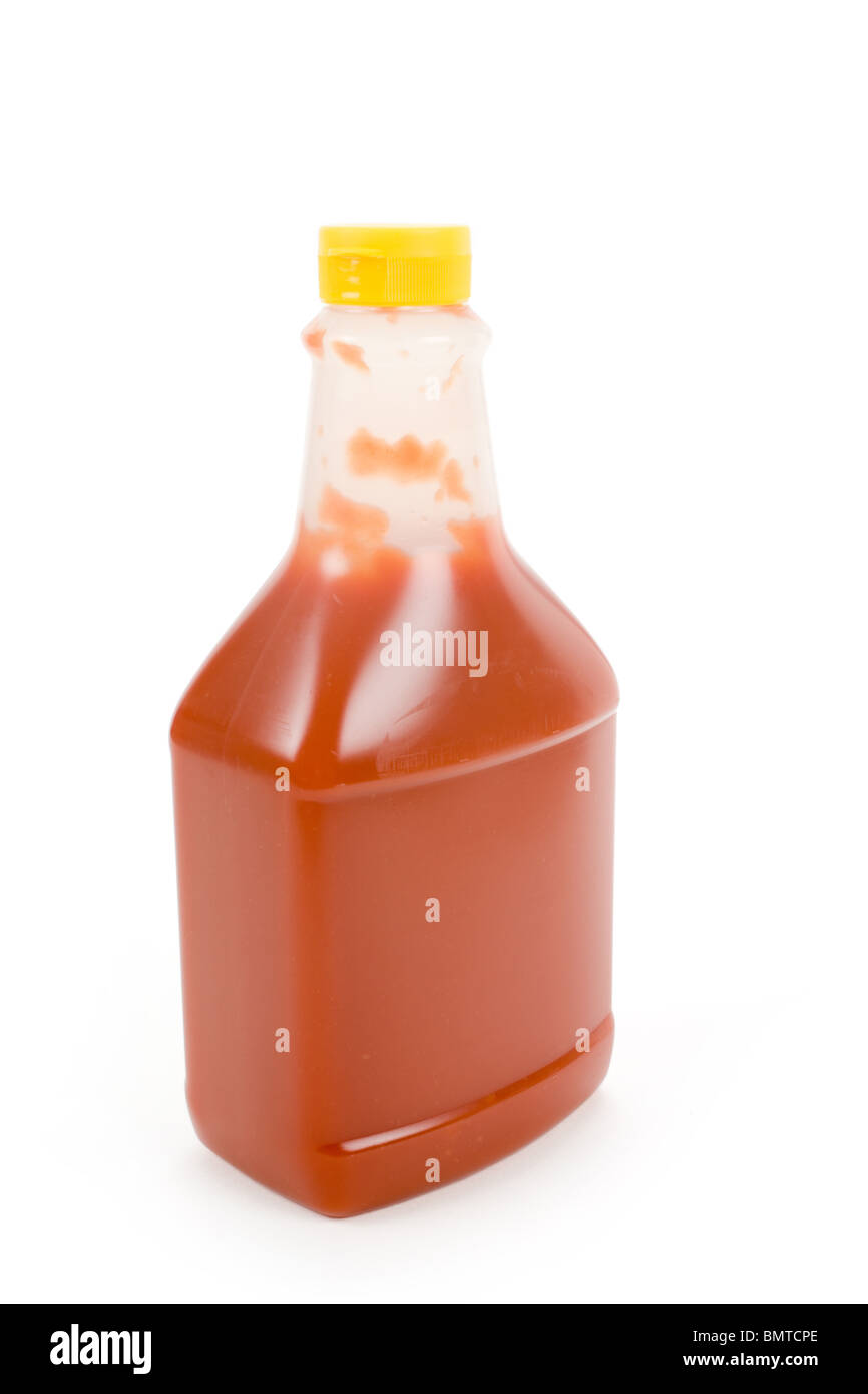 Bouteille en plastique de ketchup Banque de photographies et d’images à ...