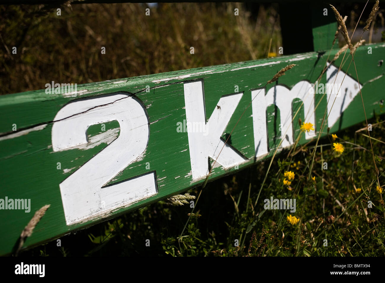 Panneau de signalisation km Banque de photographies et d’images à haute ...