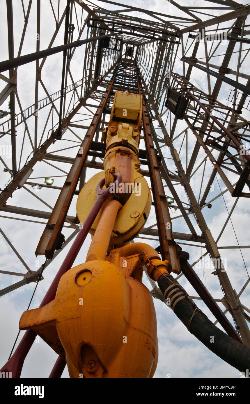 Ocean star offshore oil drilling rig and museum Banque de photographies ...