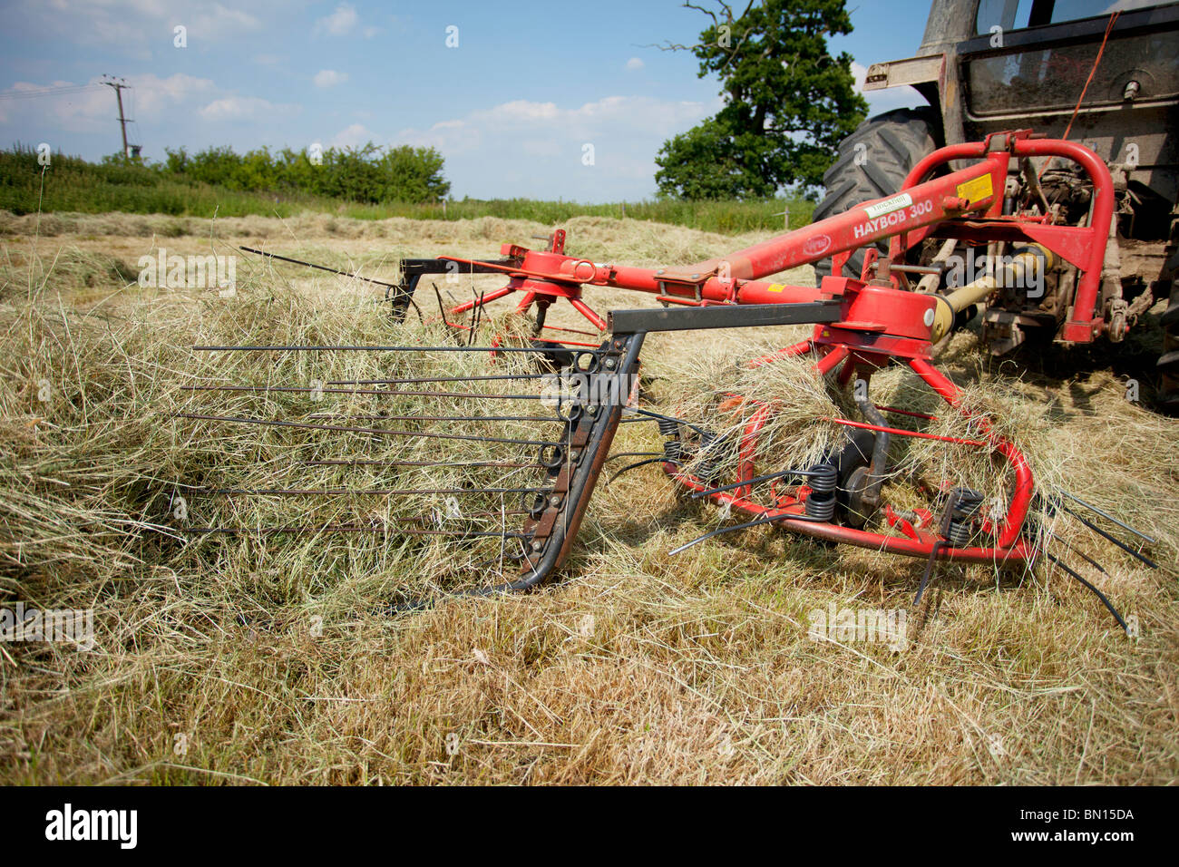 Récolte du foin par les agriculteurs Banque de photographies et d ...