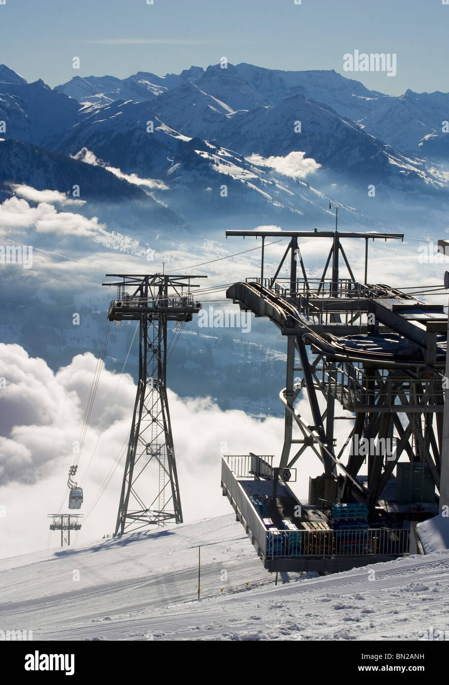 Swiss cable car Banque de photographies et d’images à haute résolution ...
