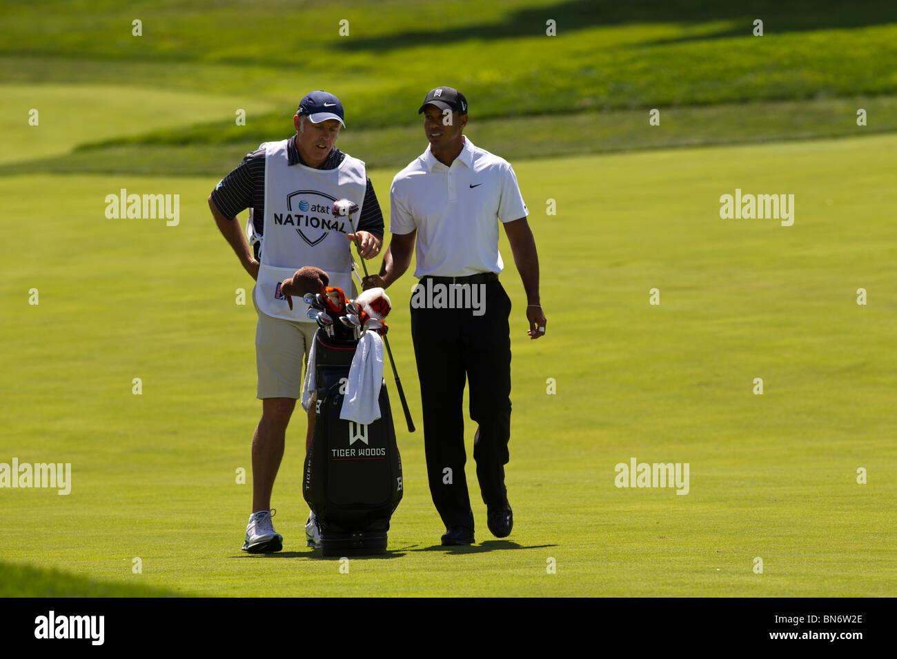 Tiger woods son caddie steve williams Banque de photographies et d ...
