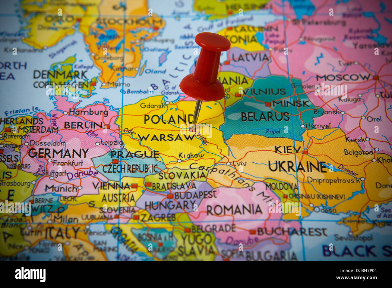 Poland map Banque de photographies et d’images à haute résolution - Alamy