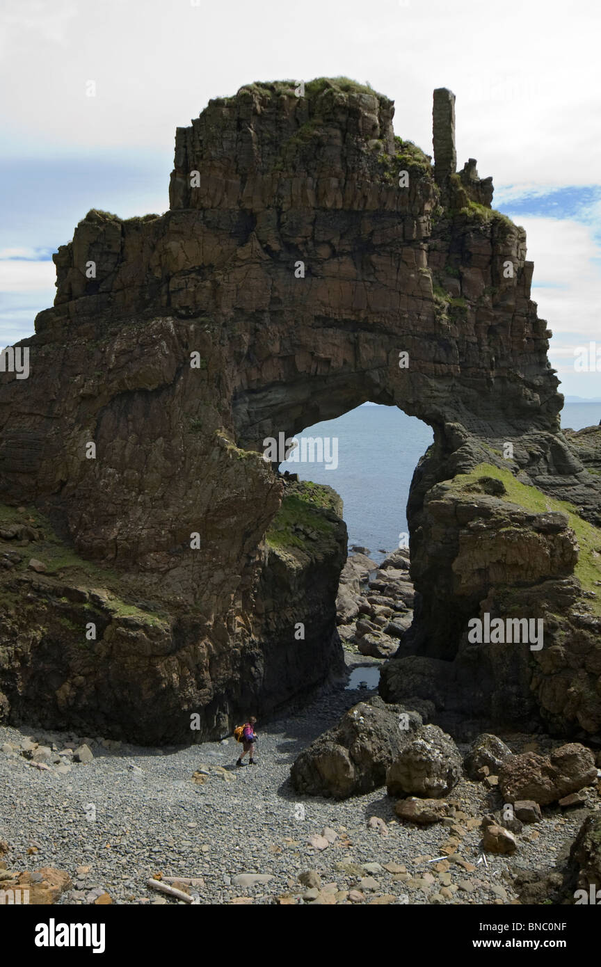 Carsaig arches mull hebrides scotland Banque de photographies et d ...