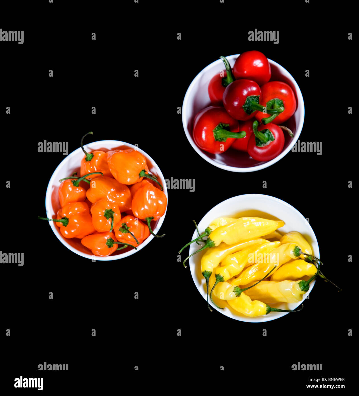 Types de piments Banque de photographies et d’images à haute résolution ...
