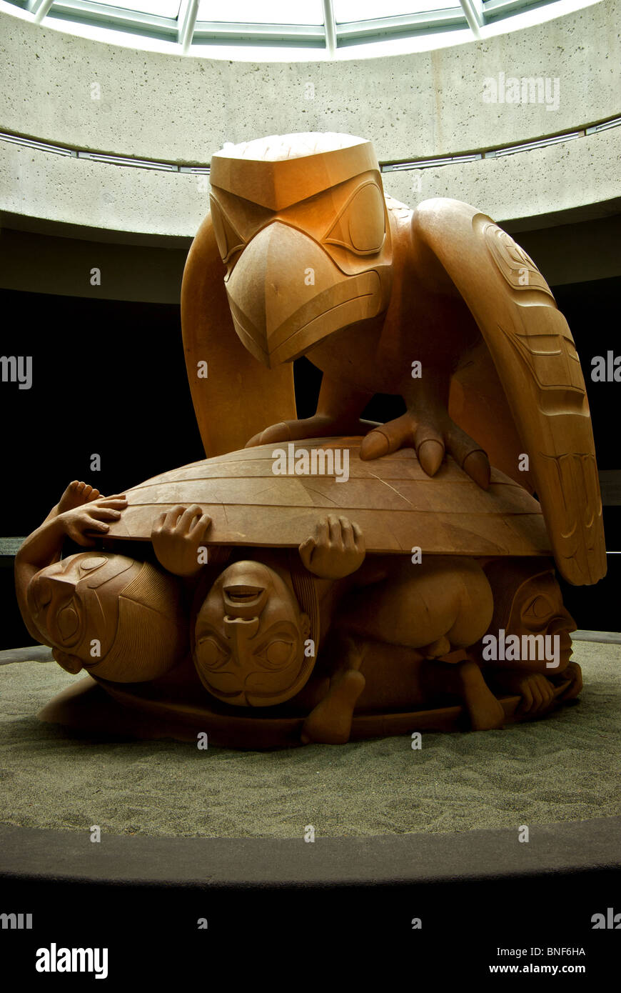Le corbeau et les premiers hommes Banque de photographies et d’images à ...