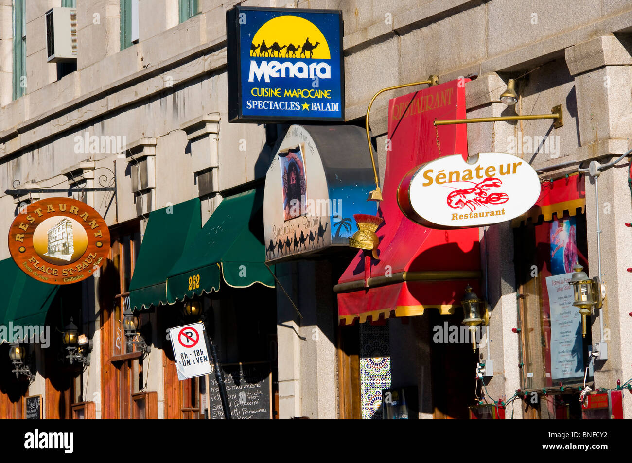 Montreal multicultural restaurants Banque de photographies et d’images ...