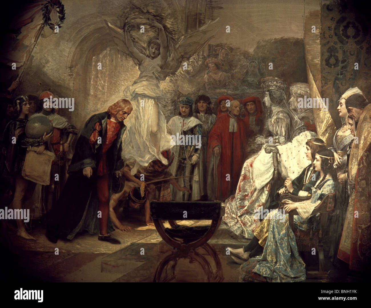 Le roi et la reine ,grand tableau Banque de photographies et d’images à ...