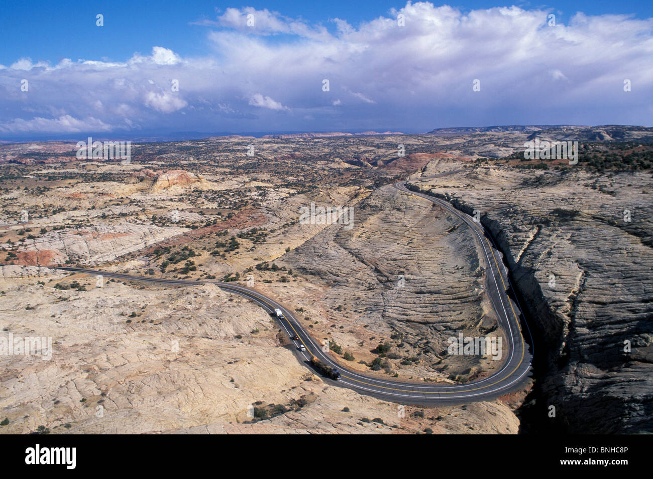 Usa Escalante Utah Highway 12 près de Escalante Grand Staircase ...
