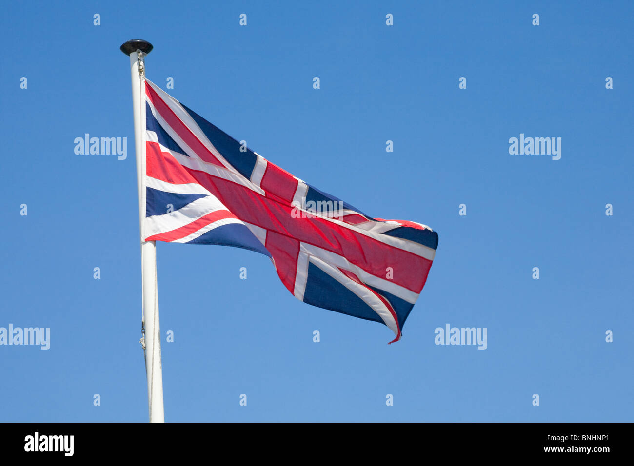 Drapeau union jack volant Banque de photographies et d’images à haute ...