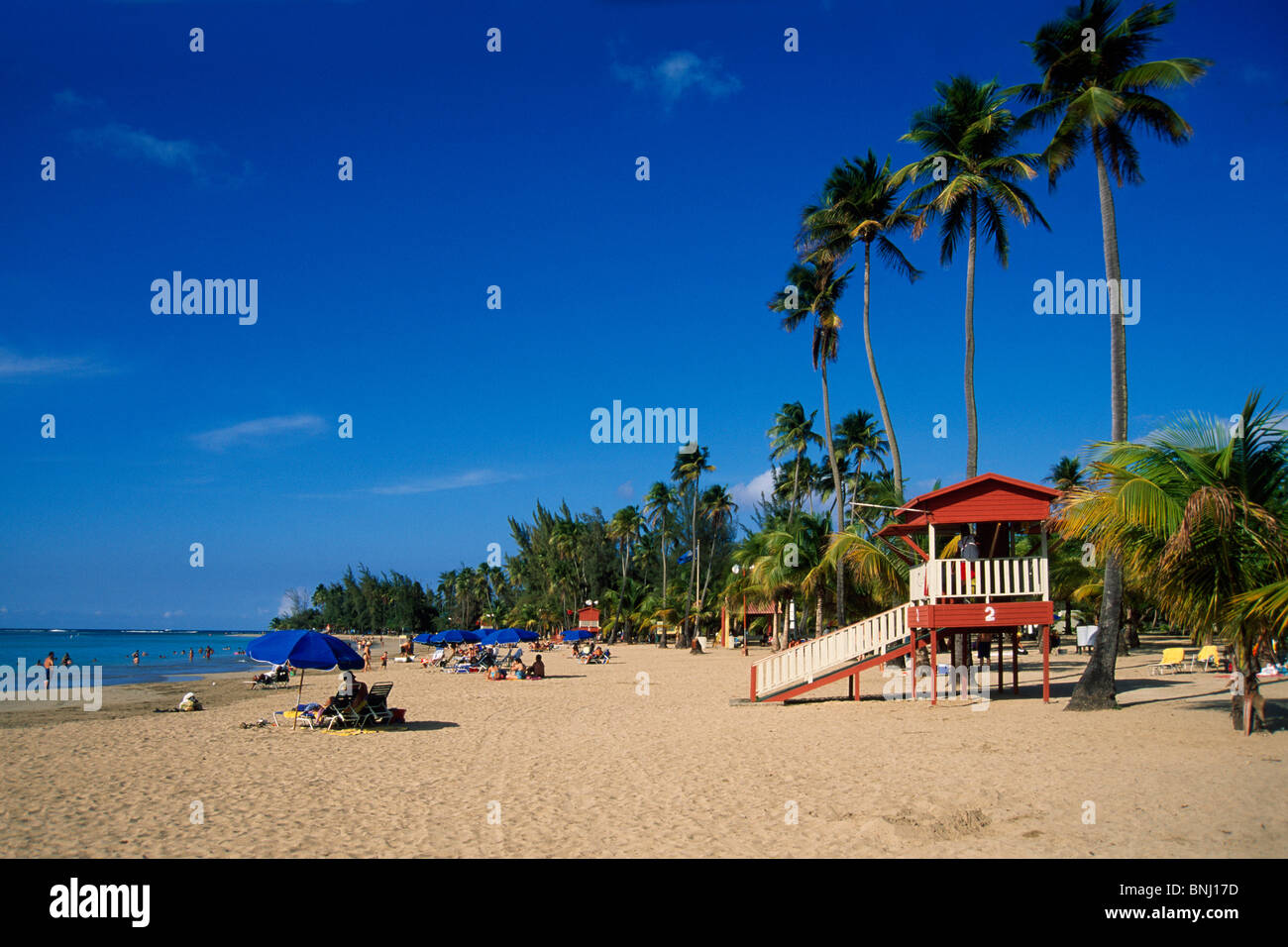 L'île de Porto Rico Caraïbes îles mer océan Antilles Antilles plage ...