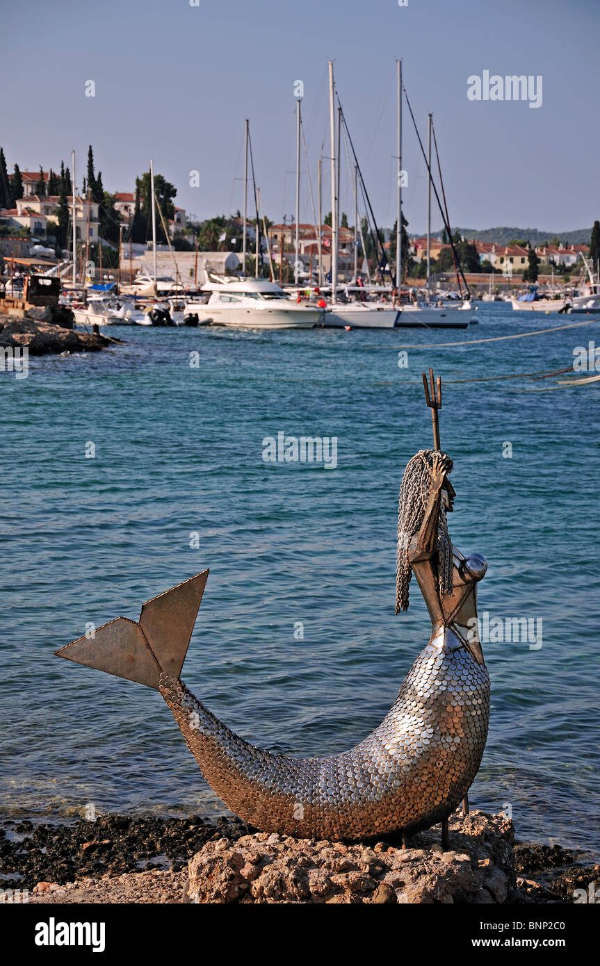 Mermaid statue greece Banque de photographies et d’images à haute ...