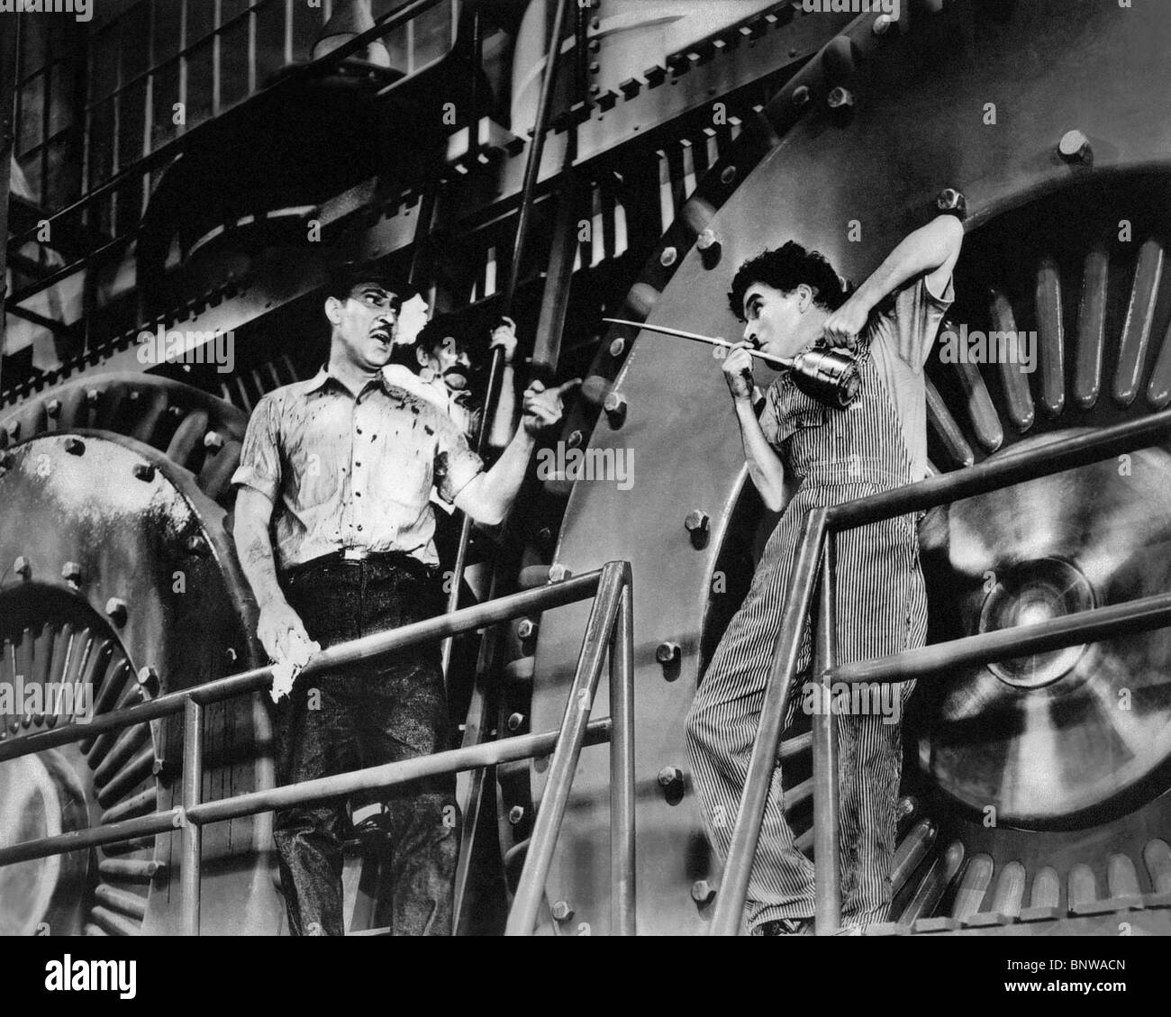 Les temps modernes 1936 charlie chaplin Banque de photographies et d ...