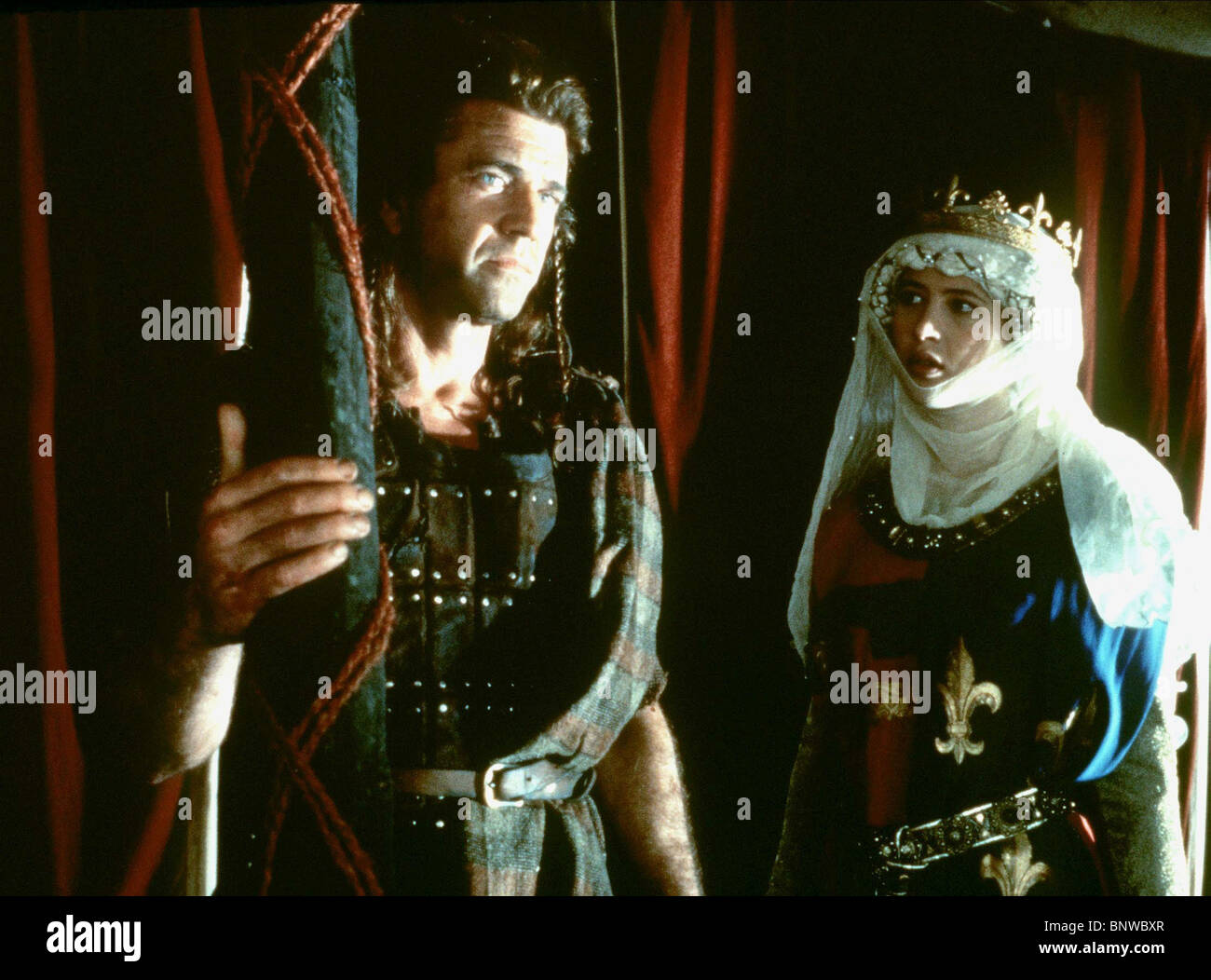 Mel Gibson Sophie Marceau Braveheart Banque d'image et photos - Alamy