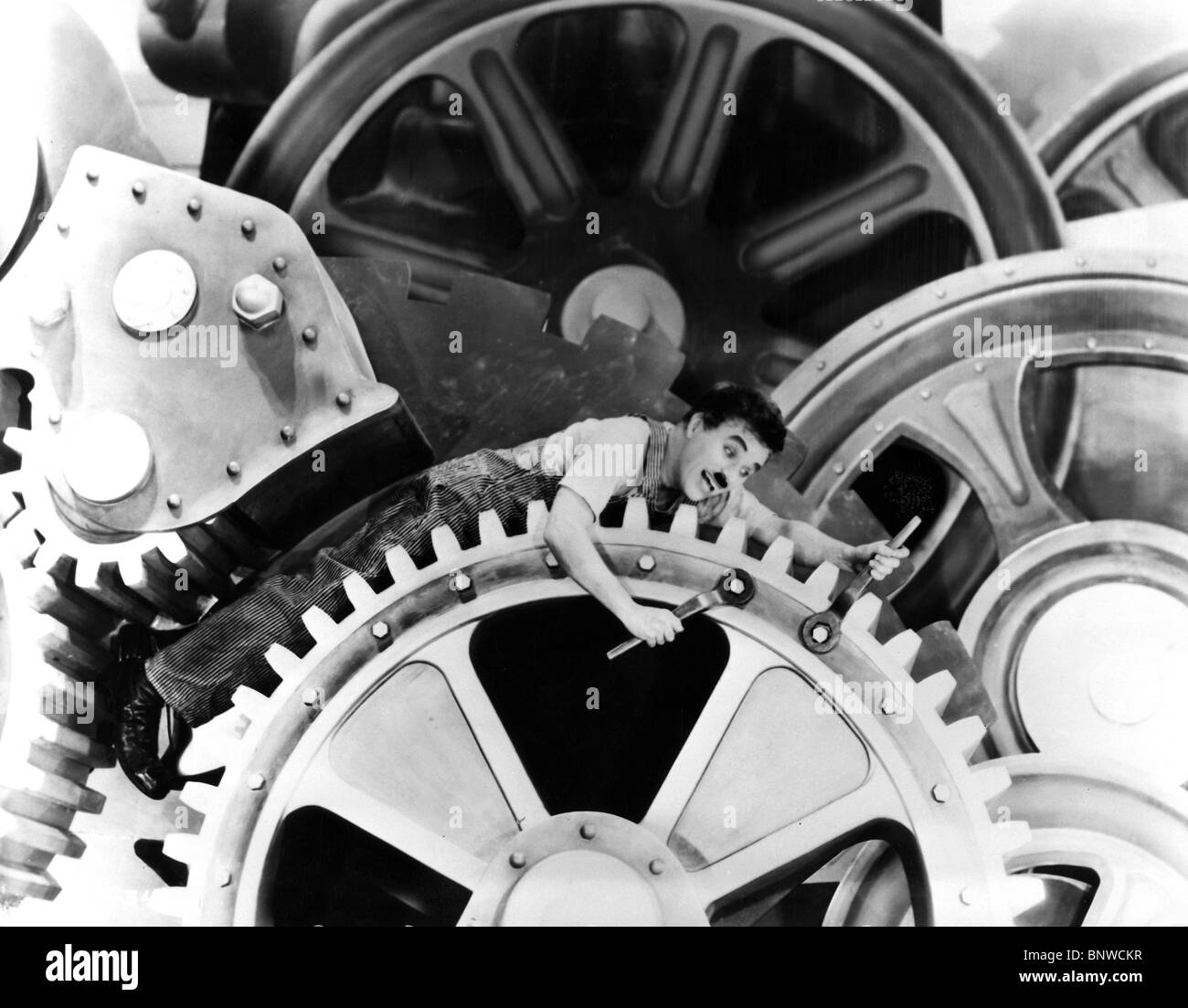 Charlie chaplin modern times poster Banque de photographies et d’images ...
