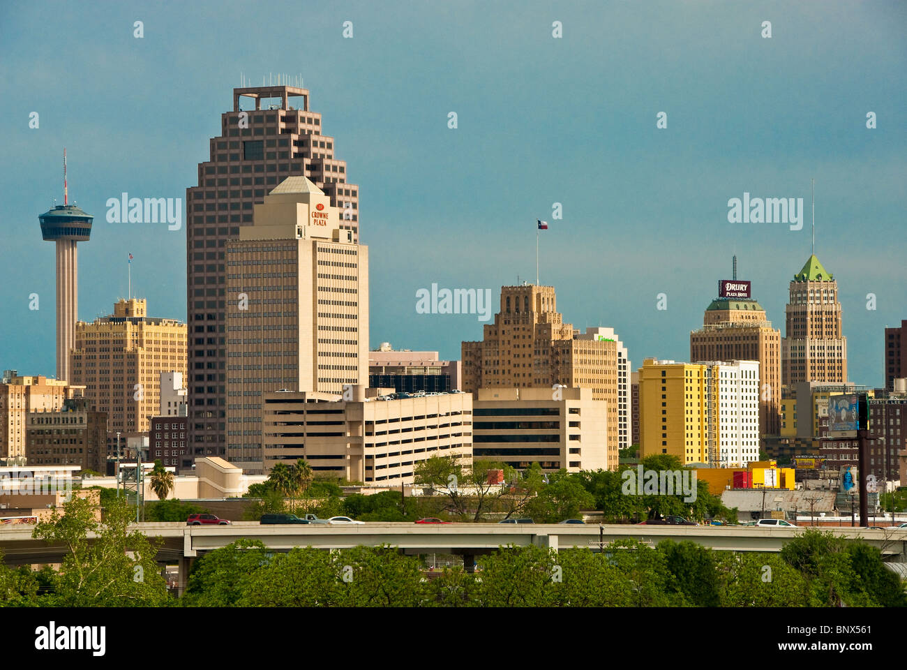 San Antonio Skyline Banque d'image et photos - Alamy