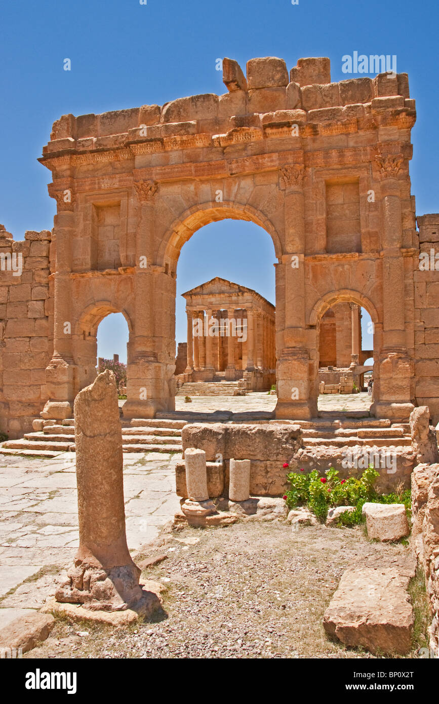Jupiter temple sbeitla tunisia Banque de photographies et d’images à ...