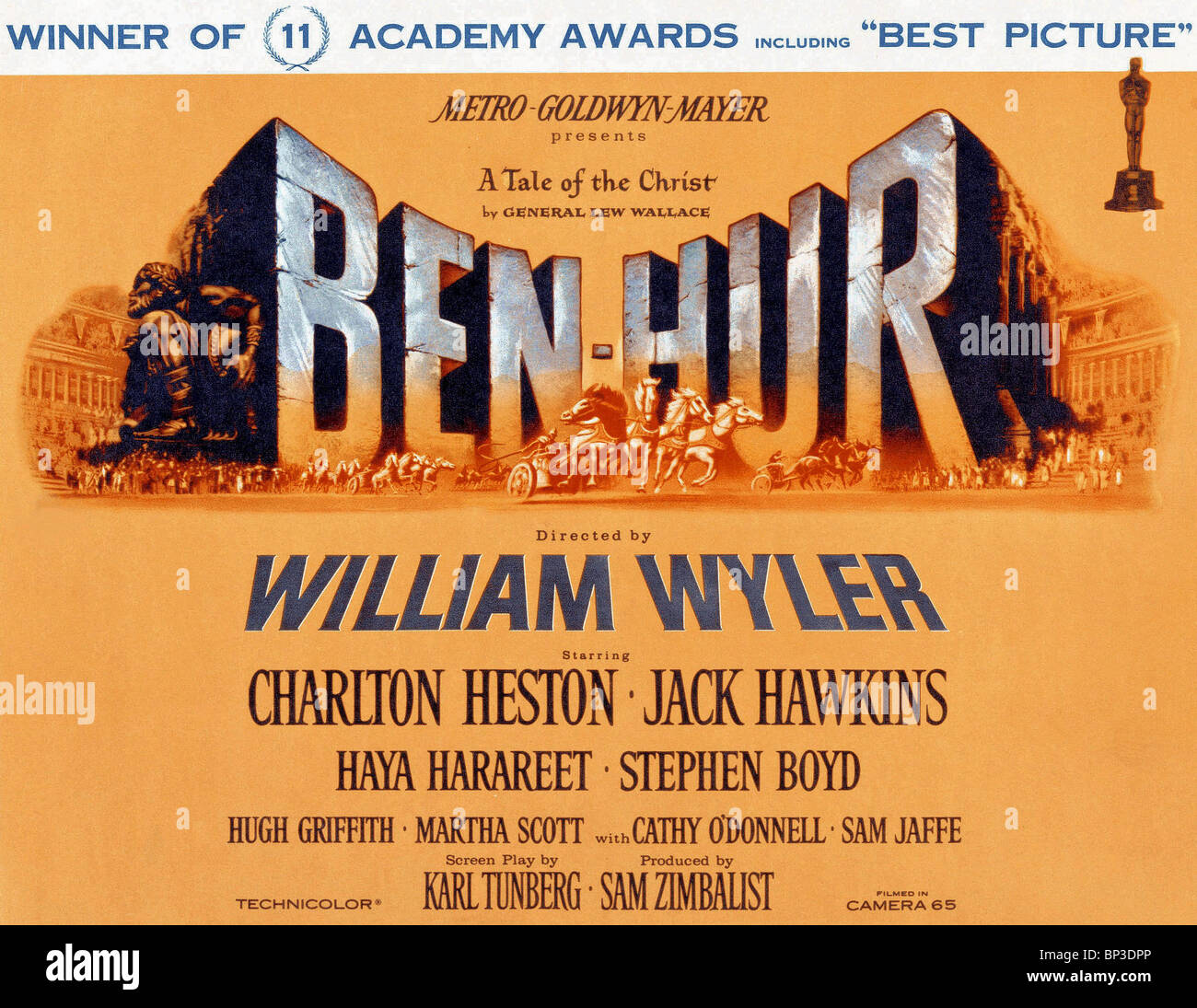 Affiche Du Film Titre Du Film Ben Hur Banque d'image et photos - Alamy