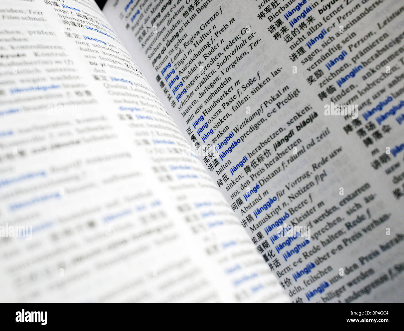 Multilingual dictionary Banque de photographies et d’images à haute ...