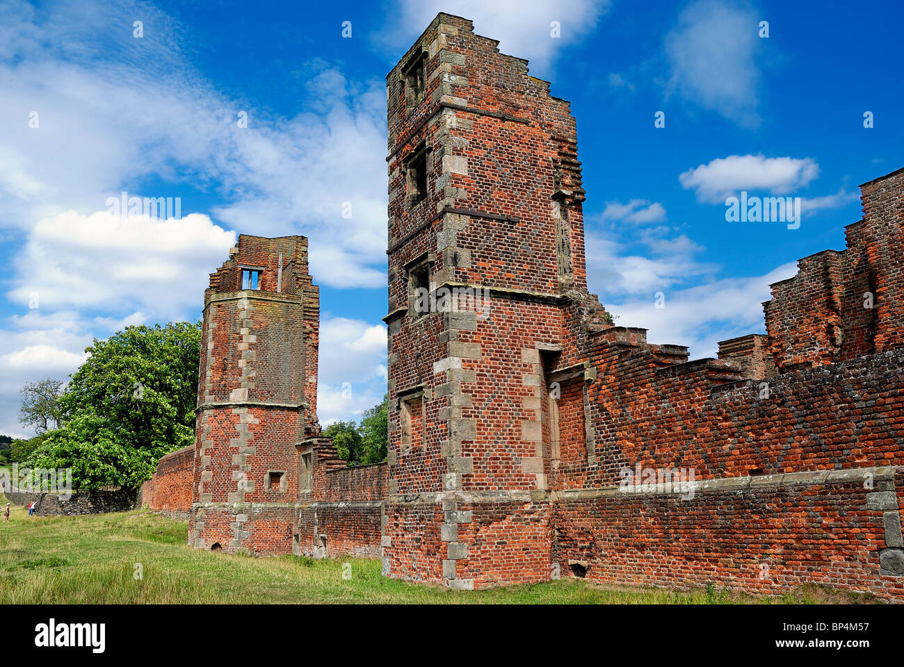 Ruines de la maison bradgate Banque de photographies et d’images à ...