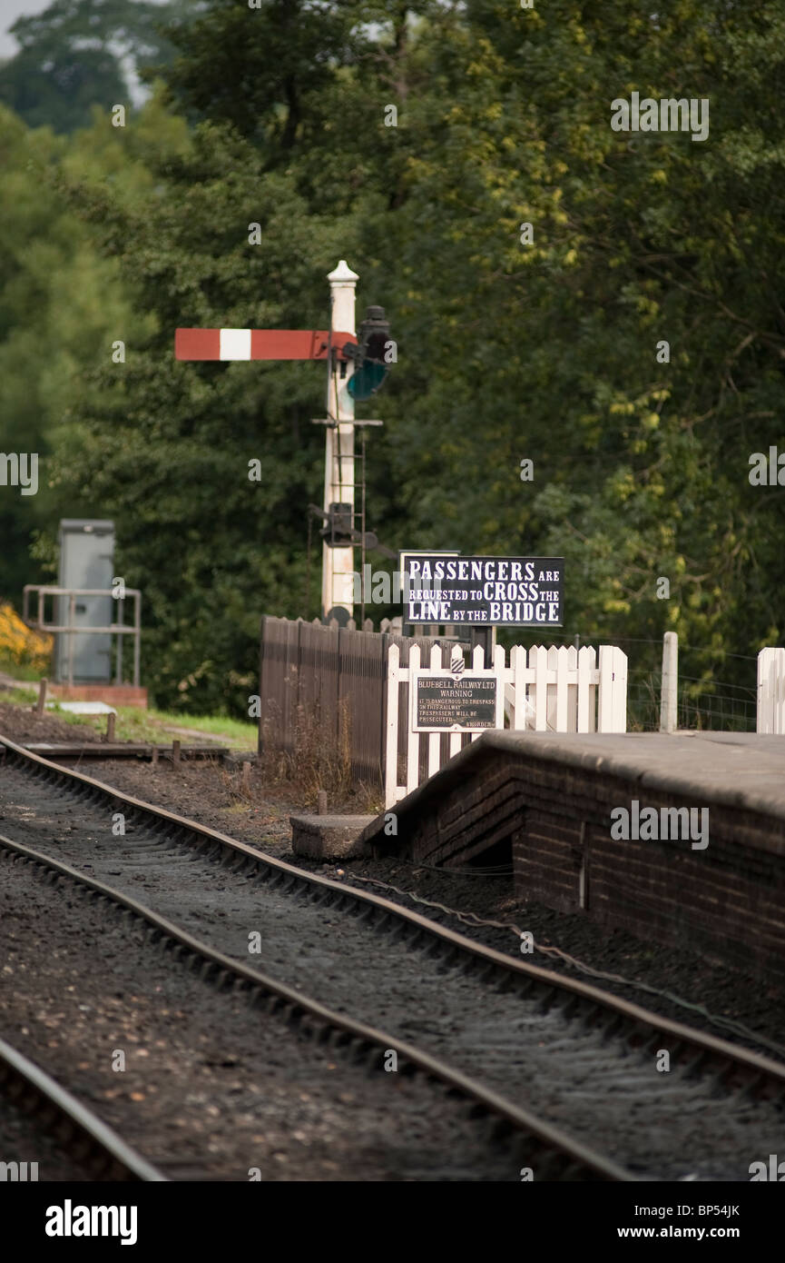 Signal ferroviaire sémaphore Banque de photographies et d’images à ...
