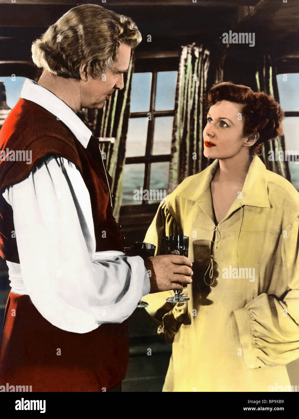 STERLING HAYDEN RHONDA FLEMING LE FAUCON DORÉ (1952 Photo Stock - Alamy