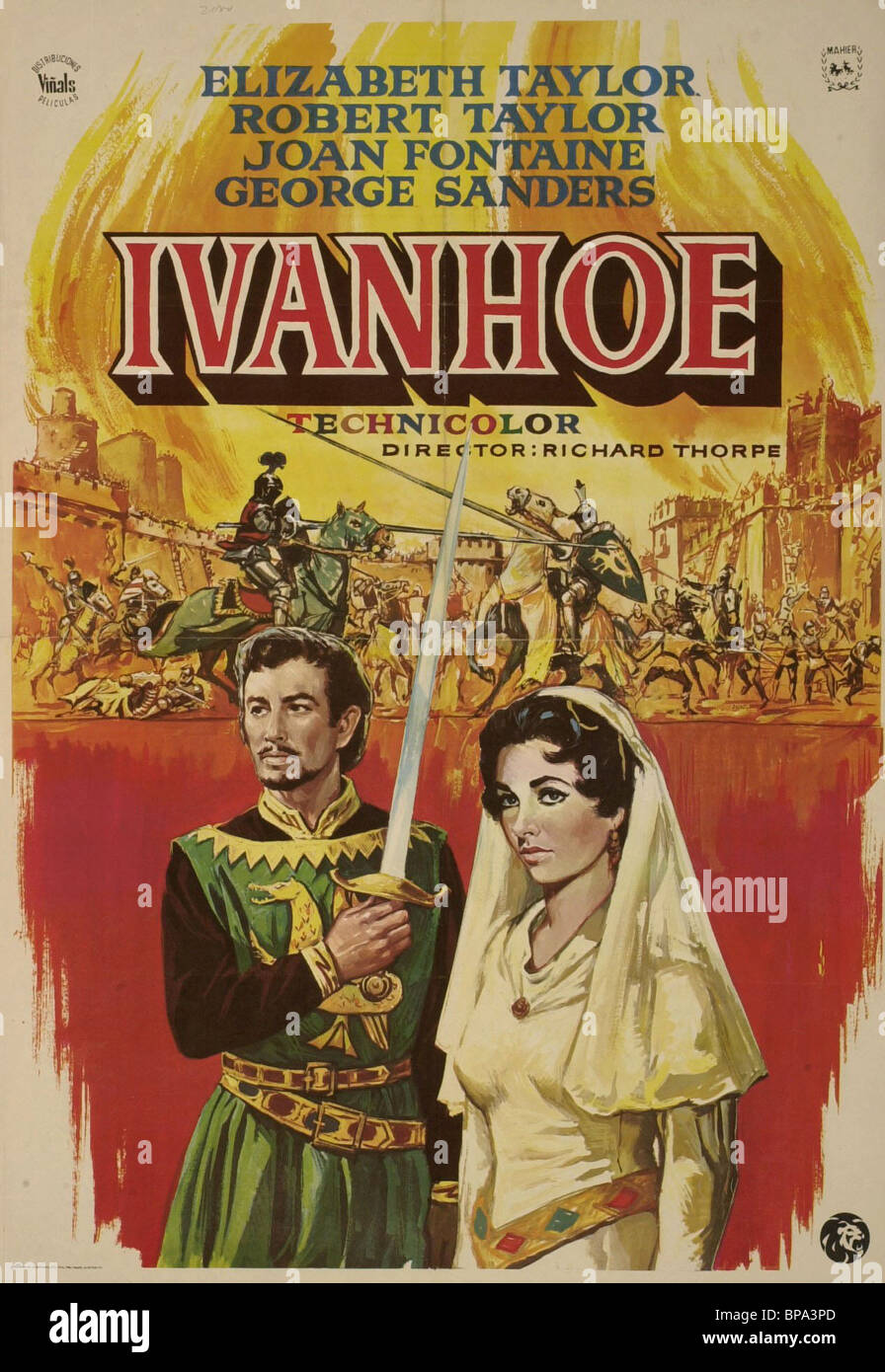 Ivanhoe 1952 robert taylor Banque de photographies et d’images à haute résolution - Alamy