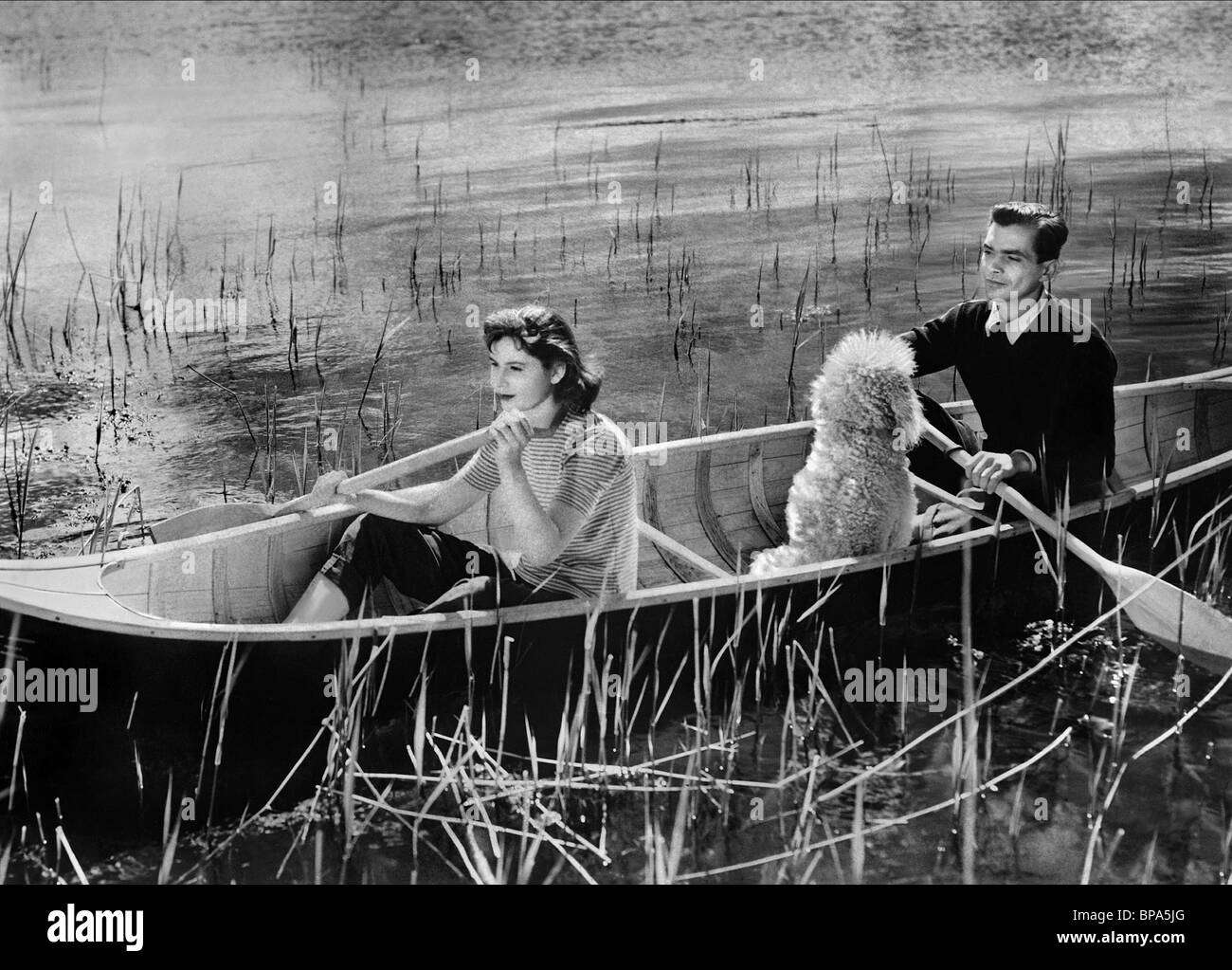 Ingmar bergman maj britt nilsson Banque d'images noir et blanc - Alamy
