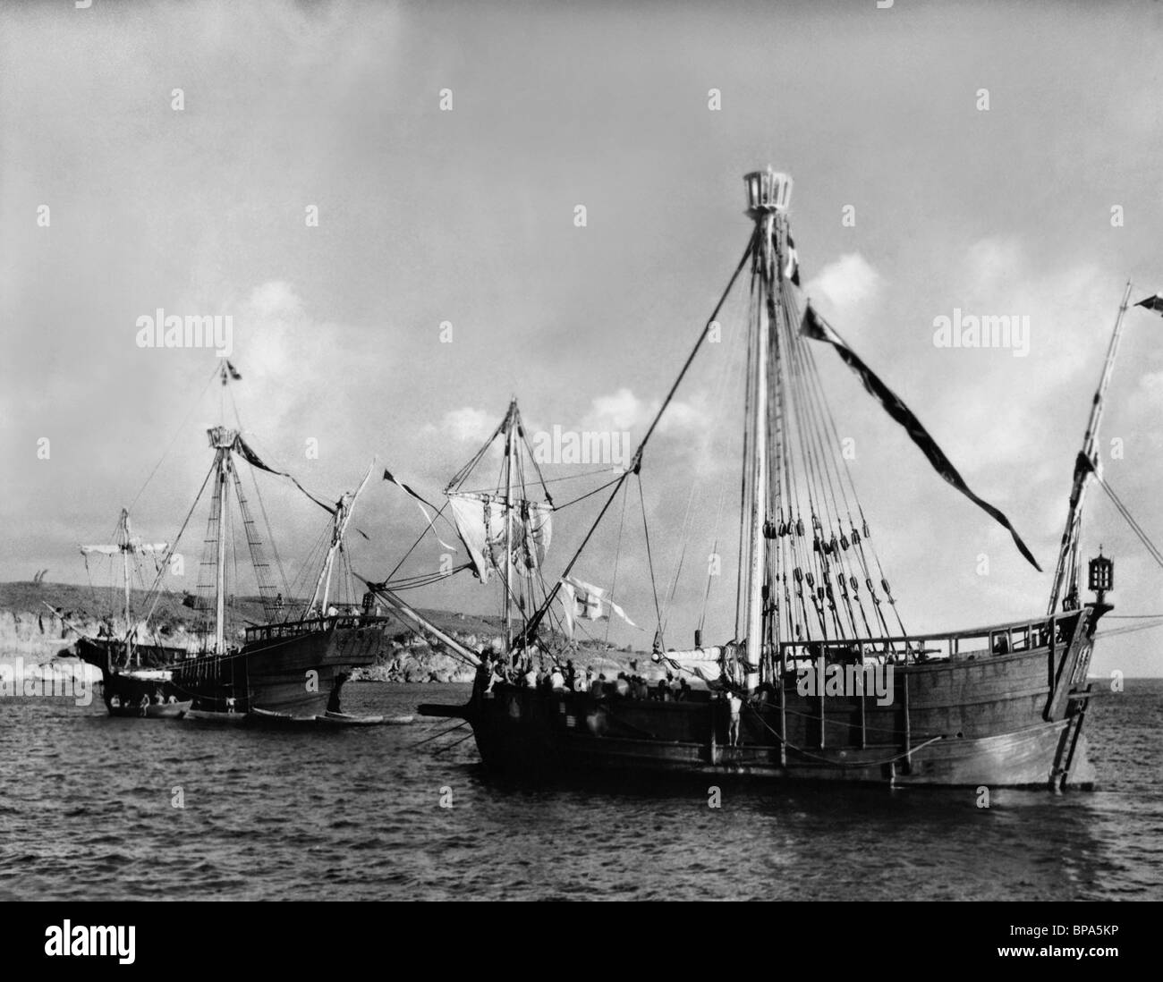 La Nina, LA SANTA MARIA, Christophe Colomb, 1949 Photo Stock - Alamy