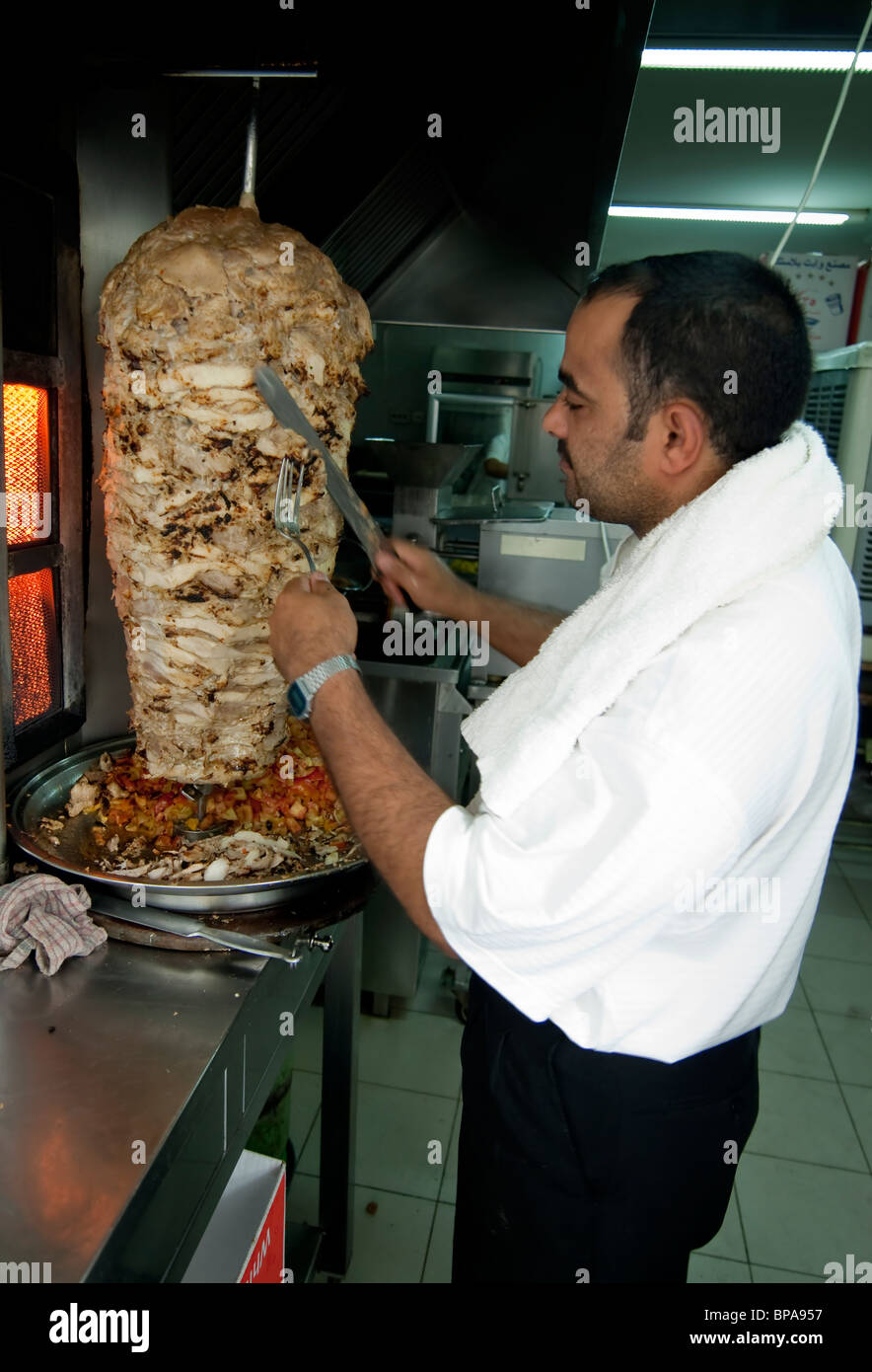 Shawarma stand Banque de photographies et d’images à haute résolution ...