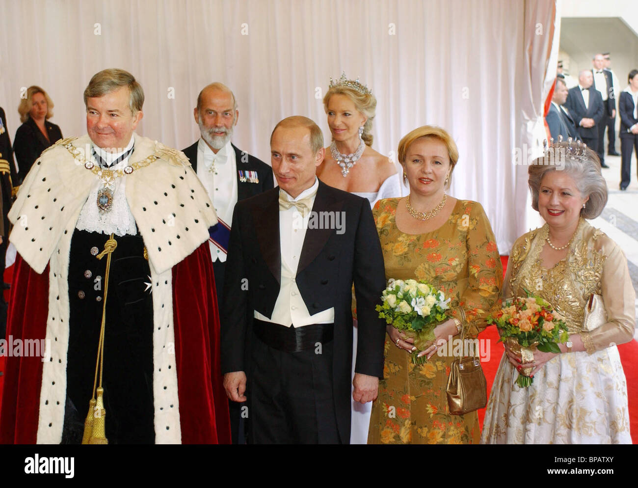 President Vladimir Putin And His Wife Lyudmila Putin Banque d'image et ...