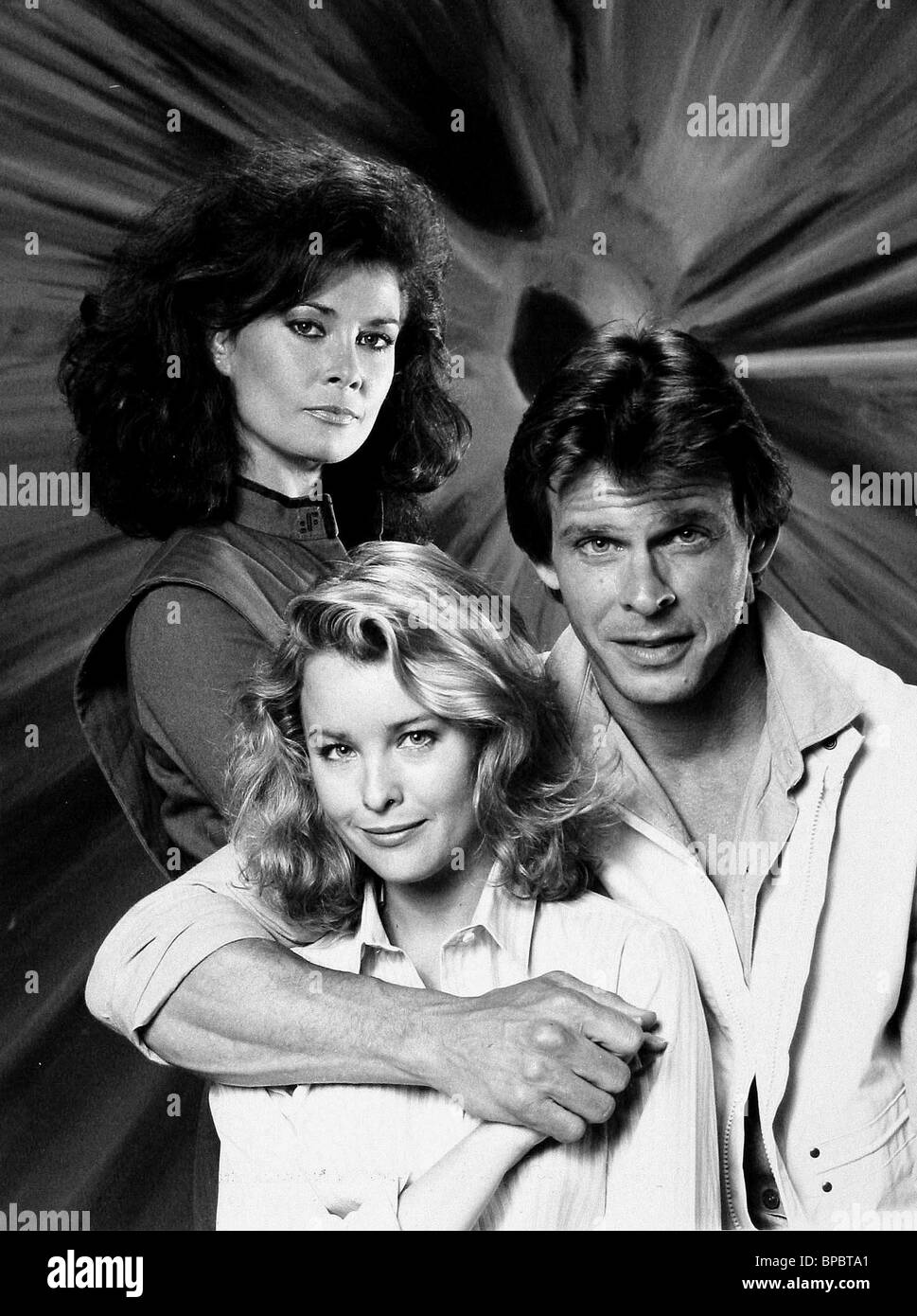 V Series Tv Jane Badler Banque d'images noir et blanc - Alamy